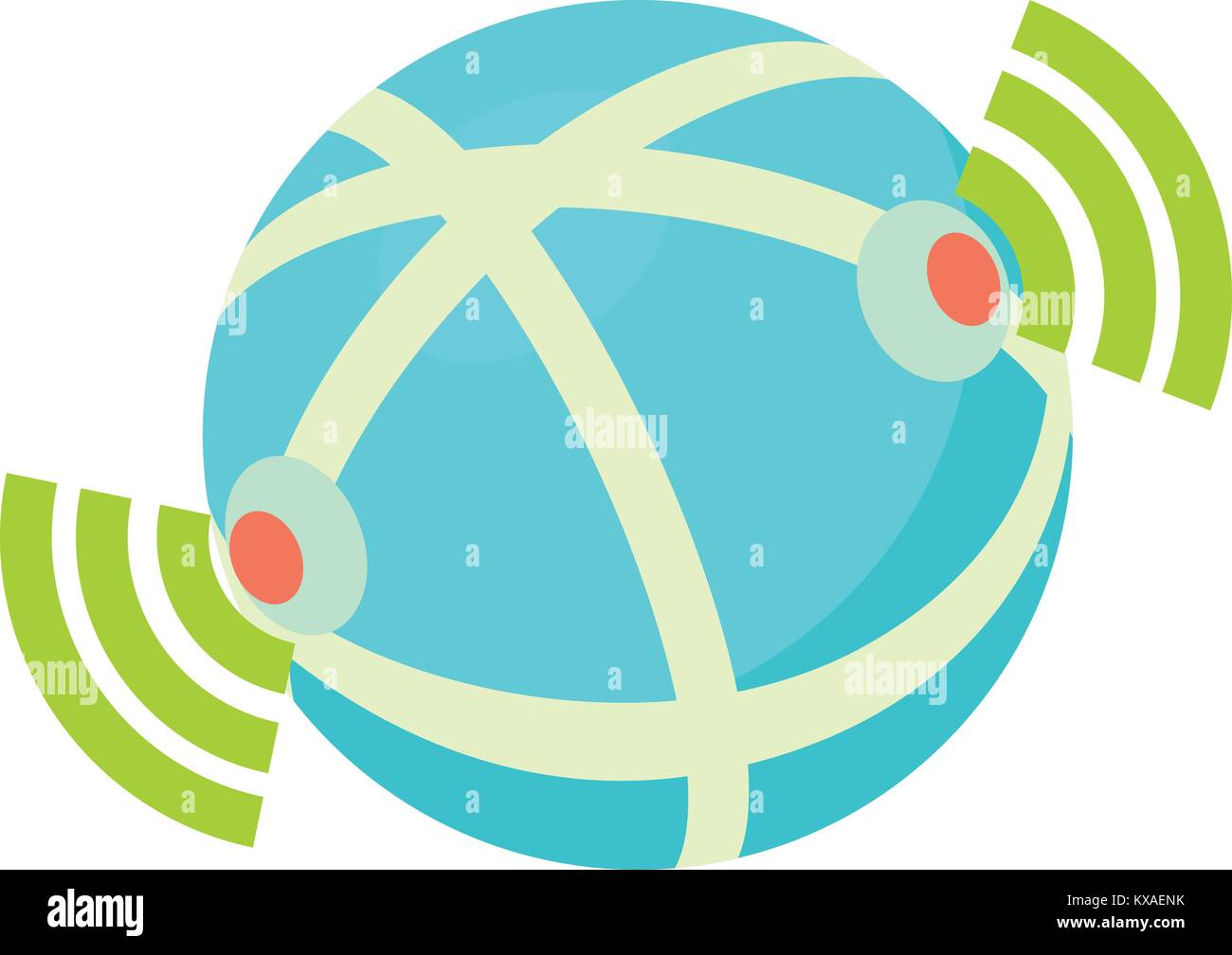 Globe database icon, cartoon style Stock Vector Image & Art - Alamy