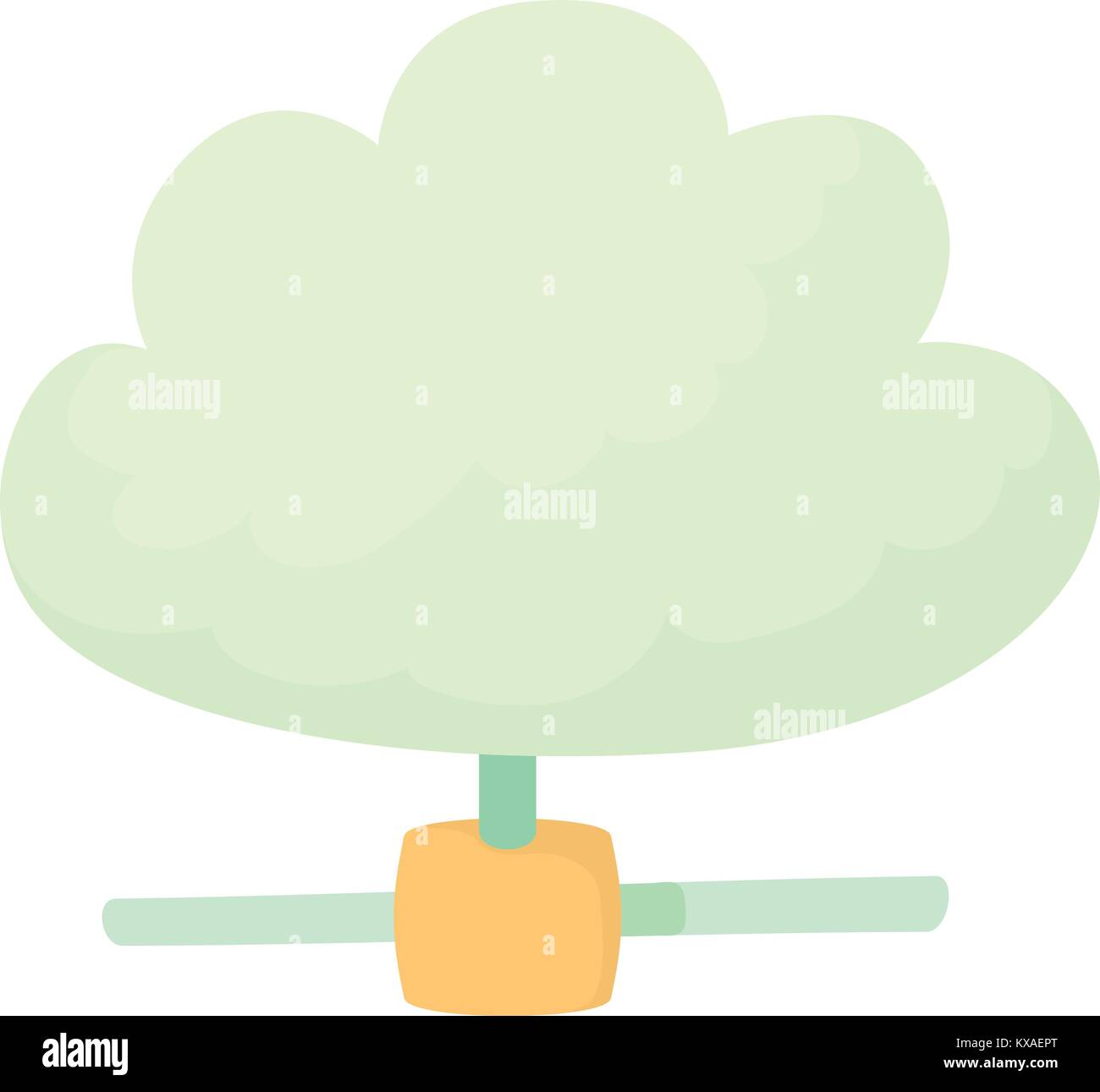 Cloud database icon, cartoon style Stock Vector Image & Art - Alamy