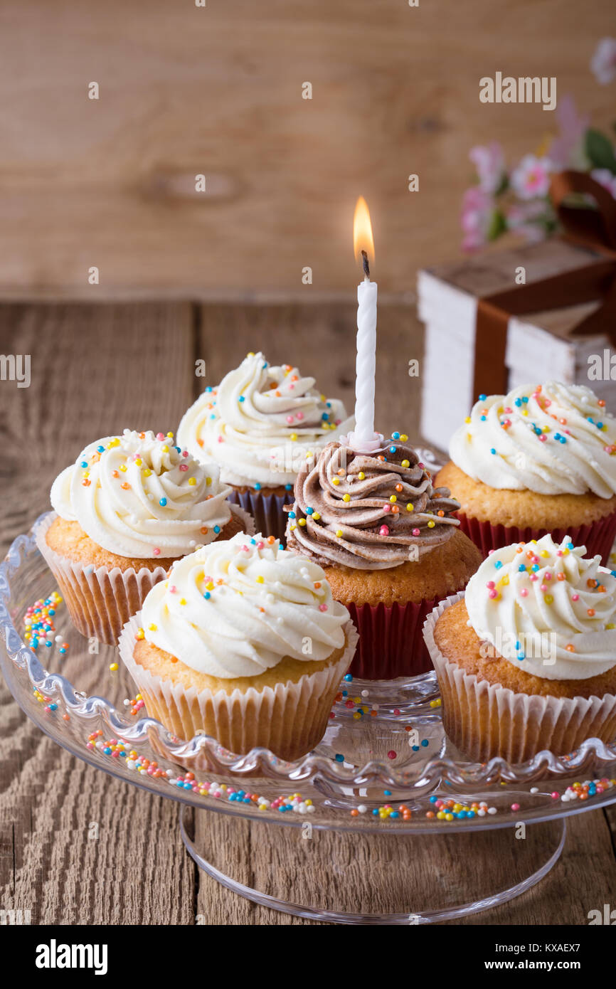 Cup Cake Candle High Resolution Stock Photography and Images - Alamy