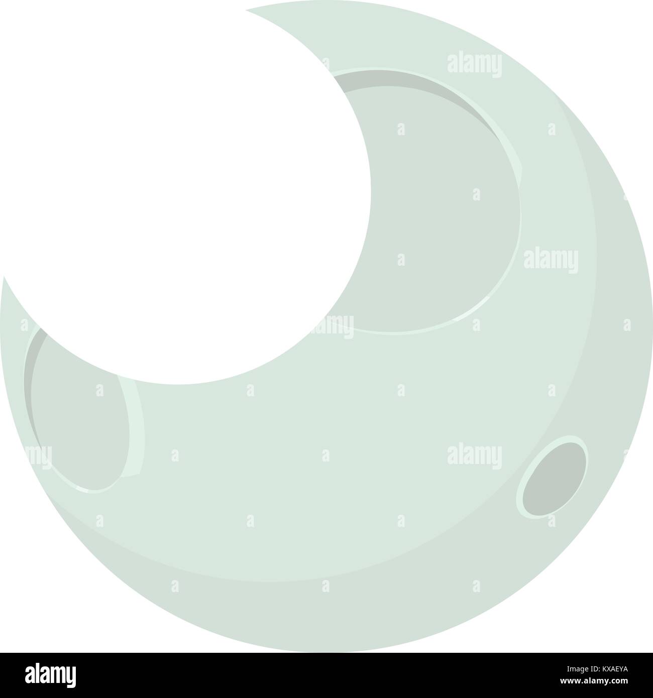 Moon icon, cartoon style Stock Vector Image & Art - Alamy