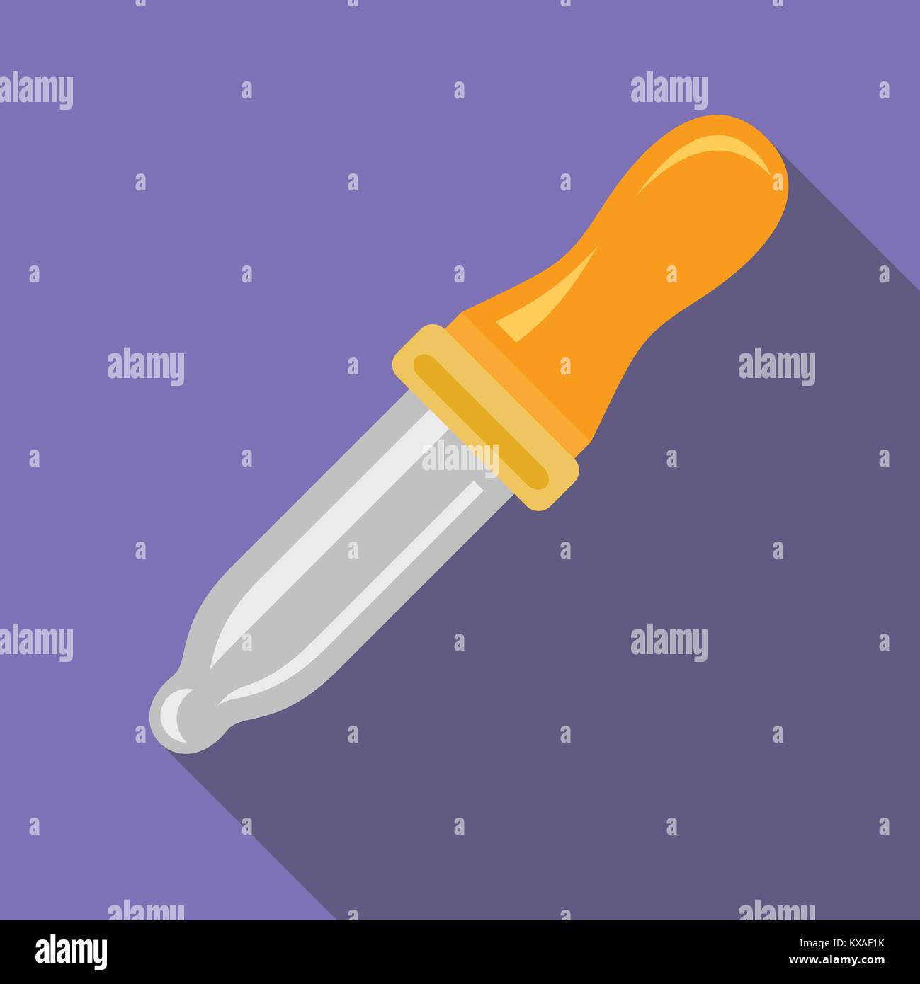 Color picker pipette icon, flat style Stock Vector Image & Art - Alamy