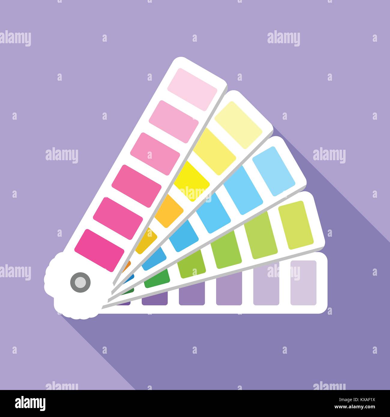 Cmyk picker icon, flat style Stock Vector Image & Art - Alamy