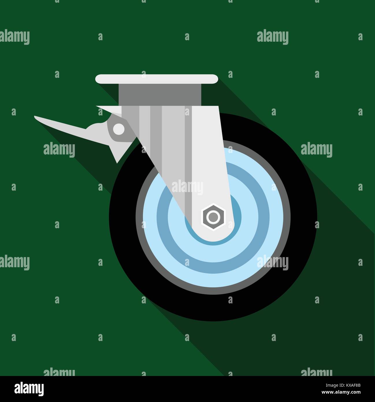 Roll transport trolley Stock Vector Images - Alamy