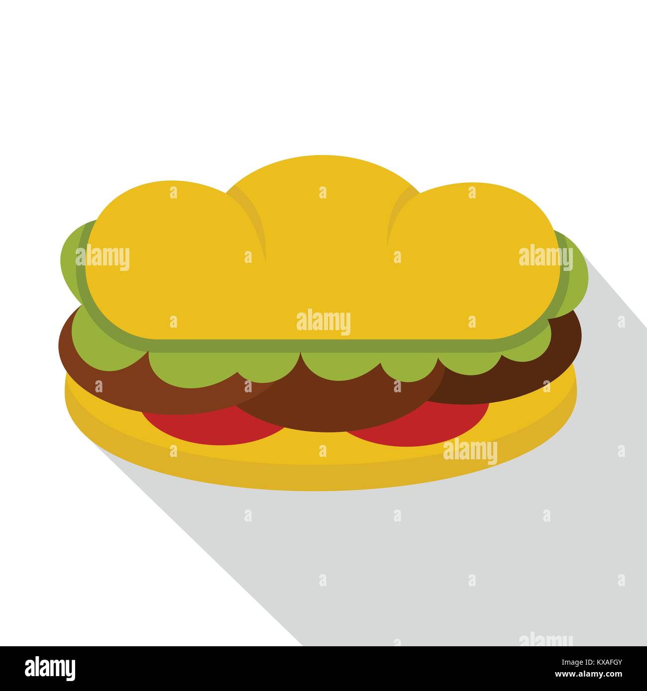 Beef patties tomato Stock Vector Images - Alamy