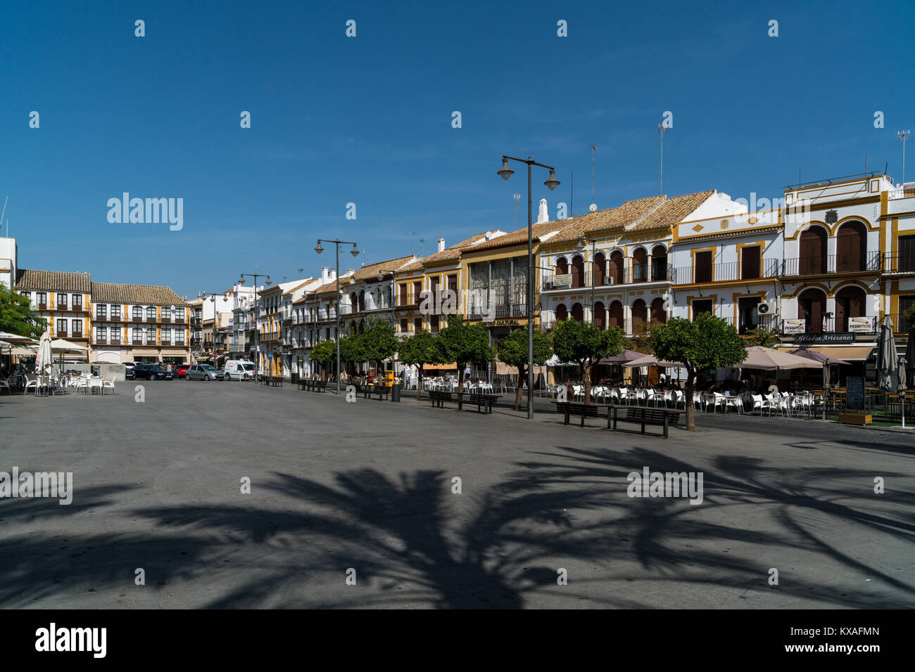 Plaza del Altozano in Utrera, province of Seville, Spain Stock Photo ...
