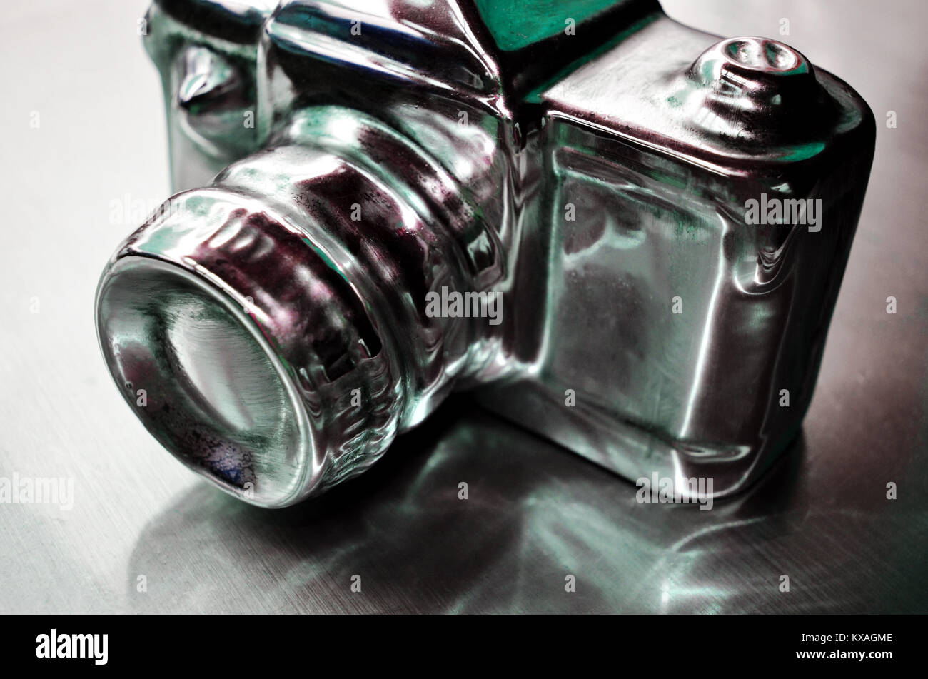 Camera chrome object Stock Photo - Alamy