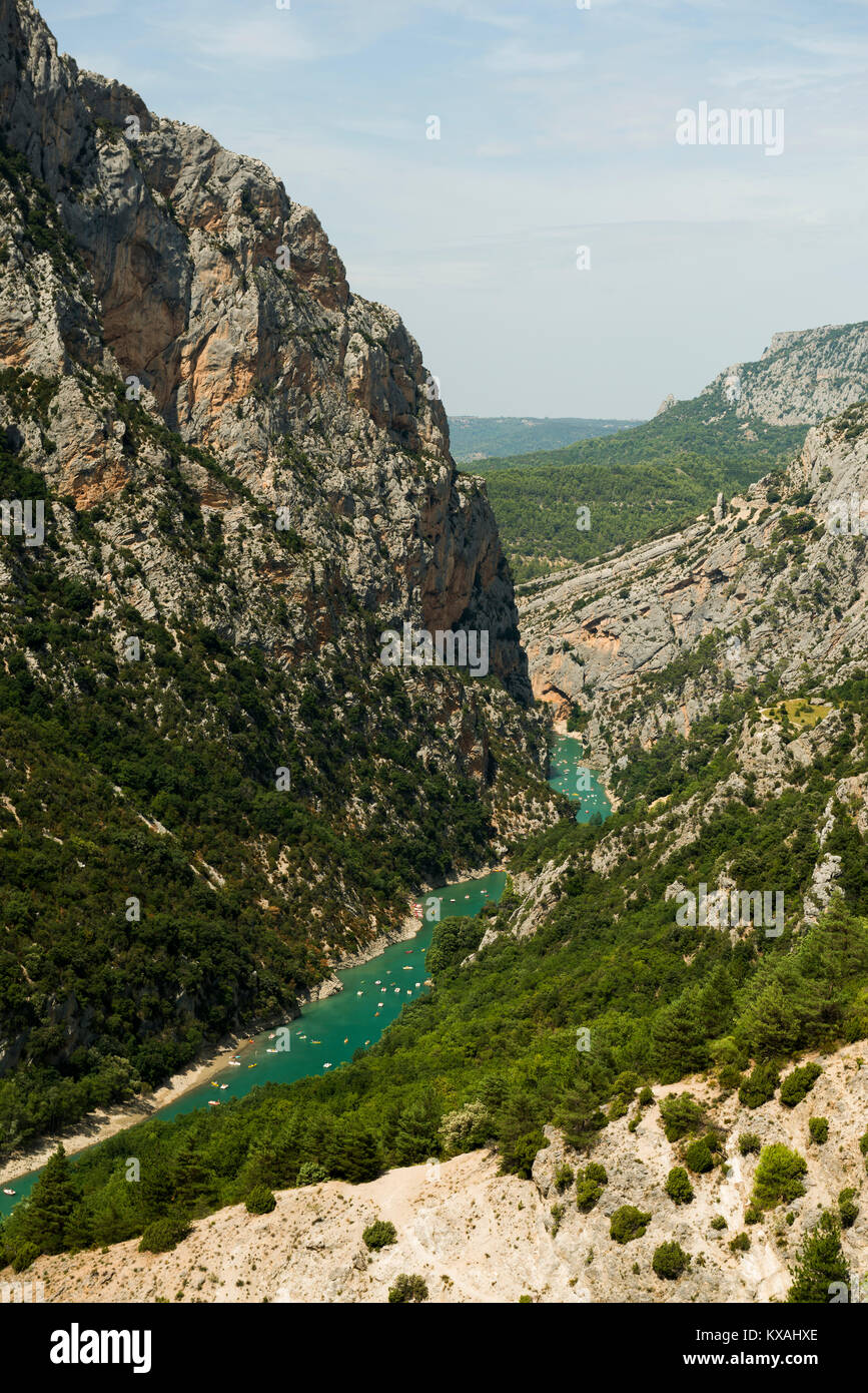 Verdon Gorge, Gorges du Verdon, Verdon Regional Natural Park, Provence ...