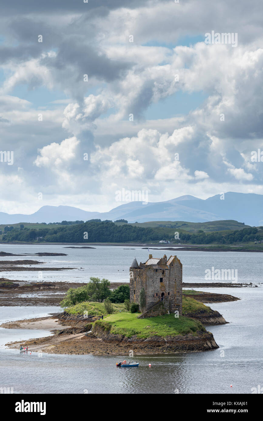Castle Stalker in Loch Laich, Scotland, Great Britain Stock Photo - Alamy