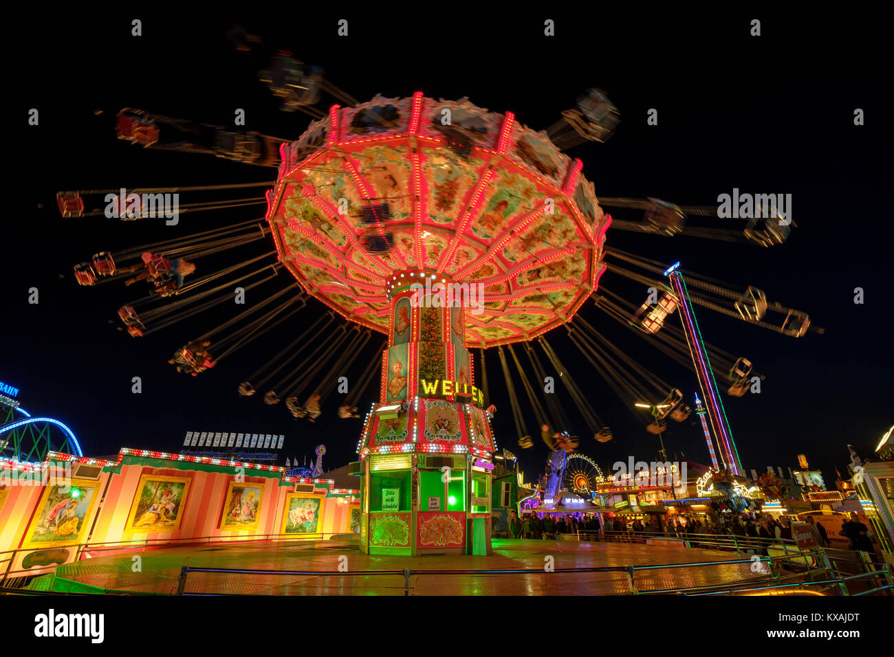 Flying carousel hi-res stock photography and images - Alamy