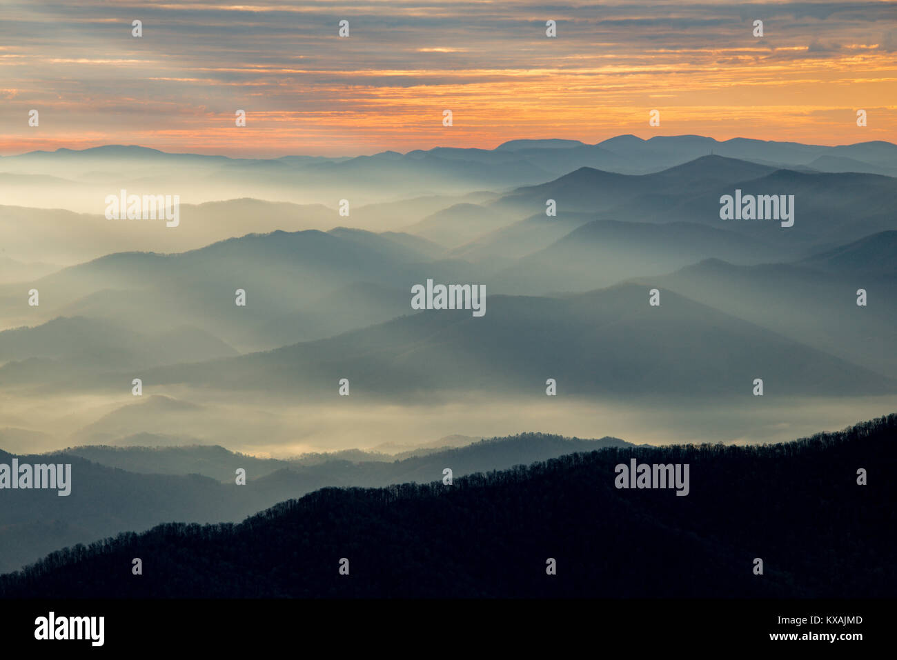 Clingmans dome tennessee hi-res stock photography and images - Alamy