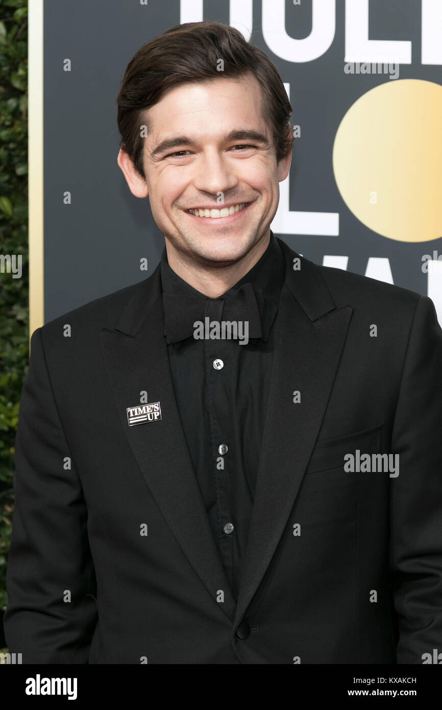 Los Angeles, USA. 07th Jan, 2018. Jason Ralph attends the 75th Annual ...