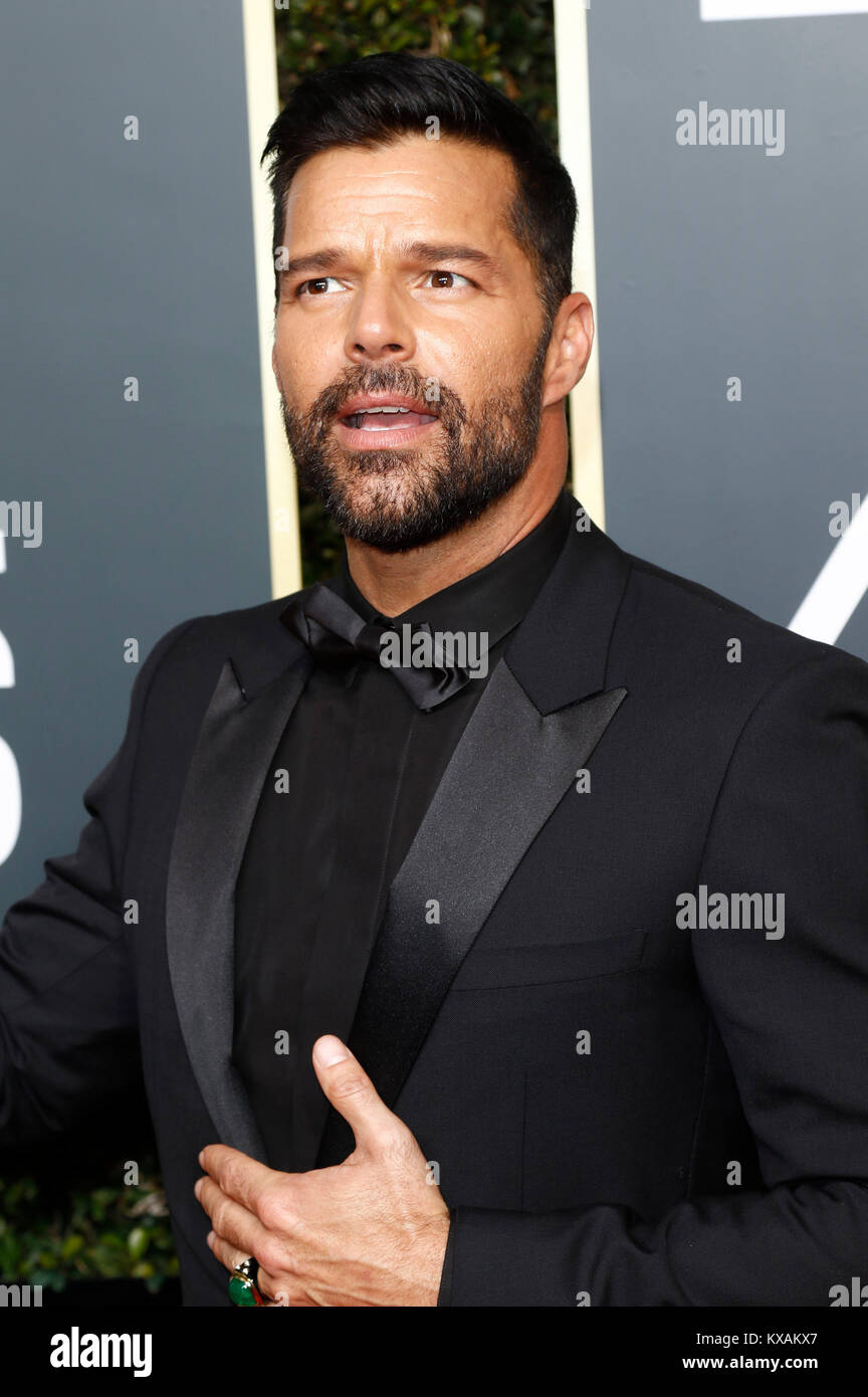 Ricky Martin attends the 75th Annual Golden Globe Awards held at the ...