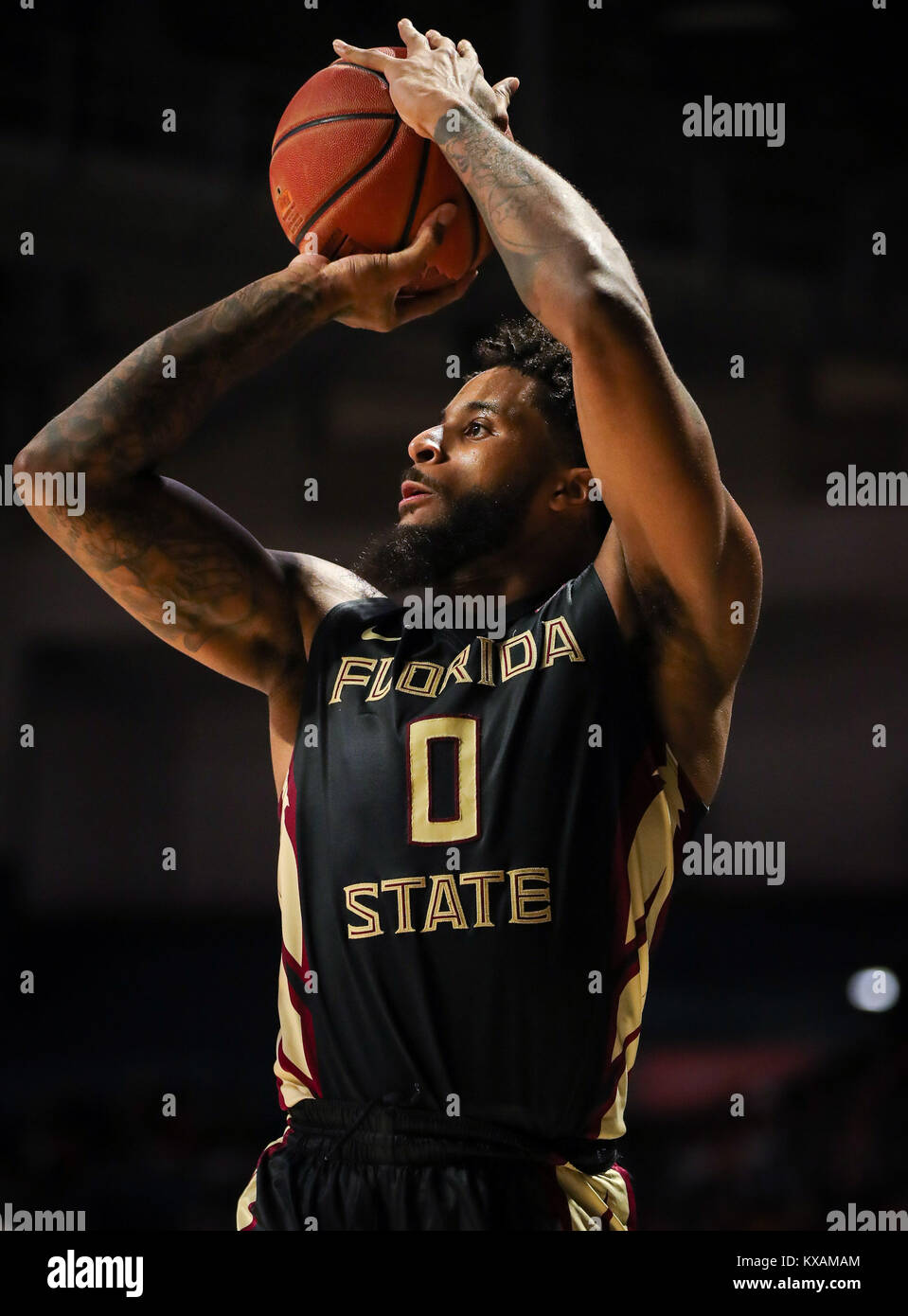 Florida state seminoles forward phil cofer 0 hi-res stock photography ...