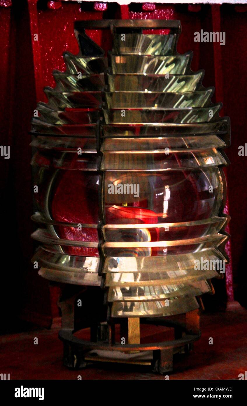 Poti, Georgia. 7th Oct, 2017. The multi-part Fresnel Lens - the very ...