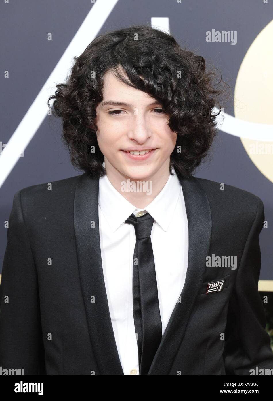 Finn Wolfhard at arrivals for 75th Annual Golden Globe Awards ...