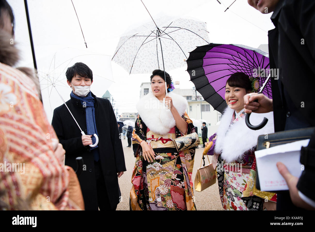JANUARY 08, 2018 - 20-year-olds attend a Coming of Age Day ceremony in ...