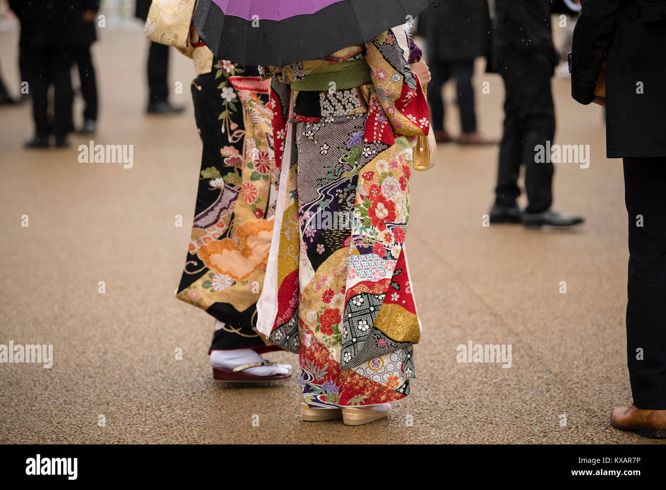 JANUARY 08, 2018 - 20-year-olds attend a Coming of Age Day ceremony in ...