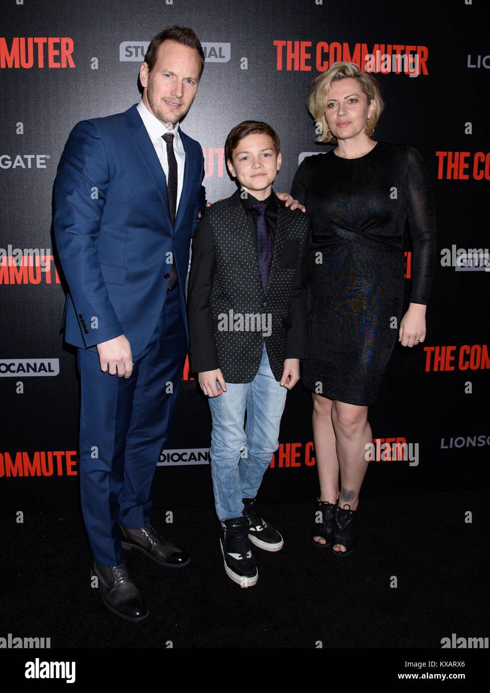 New York, NY, USA. 8th Jan, 2018. Patrick Wilson and Family at arrivals ...