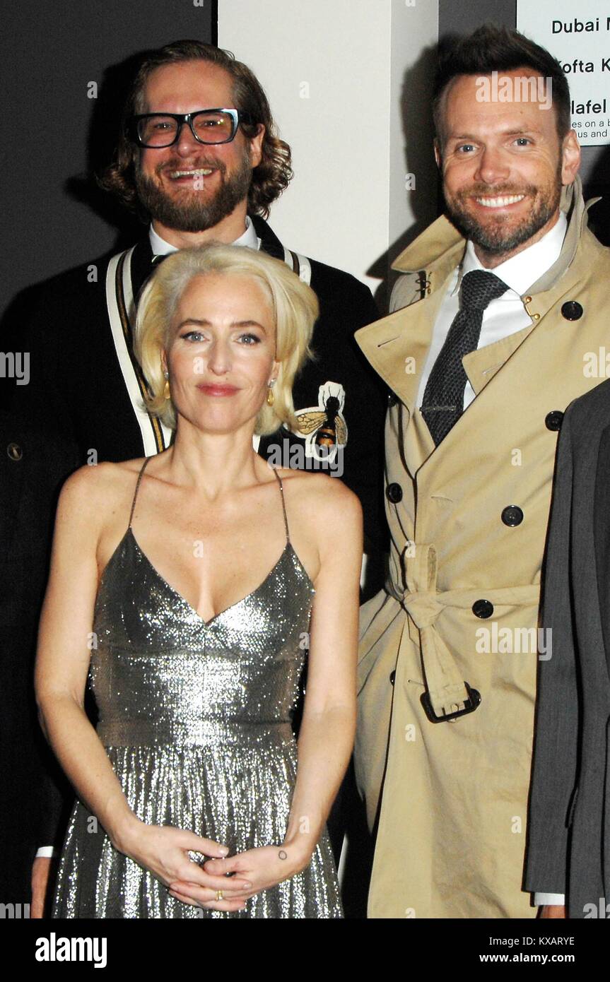 Los Angeles, CA, USA. 8th Jan, 2018. Gillian Anderson, Bryan Fuller ...
