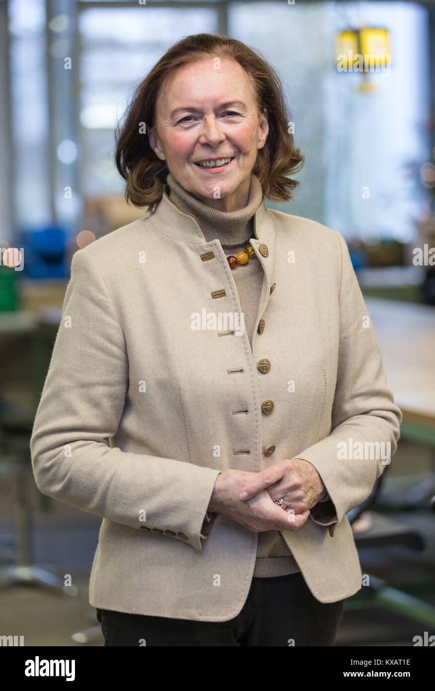 Wallenhorst, Germany. 15th Dec, 2017. Maria Kaminski, chairwoman of the ...