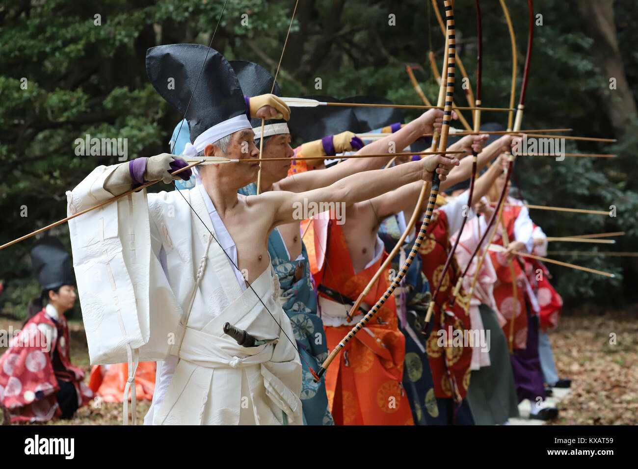 Ancient Japanese Bow And Arrow