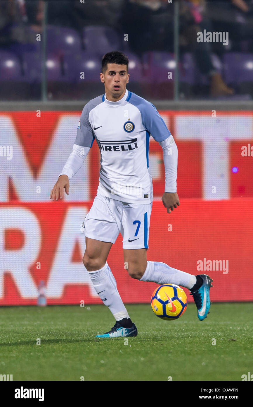Florence, Italy. 5th Jan, 2018. Joao Cancelo (Inter) Football/Soccer ...