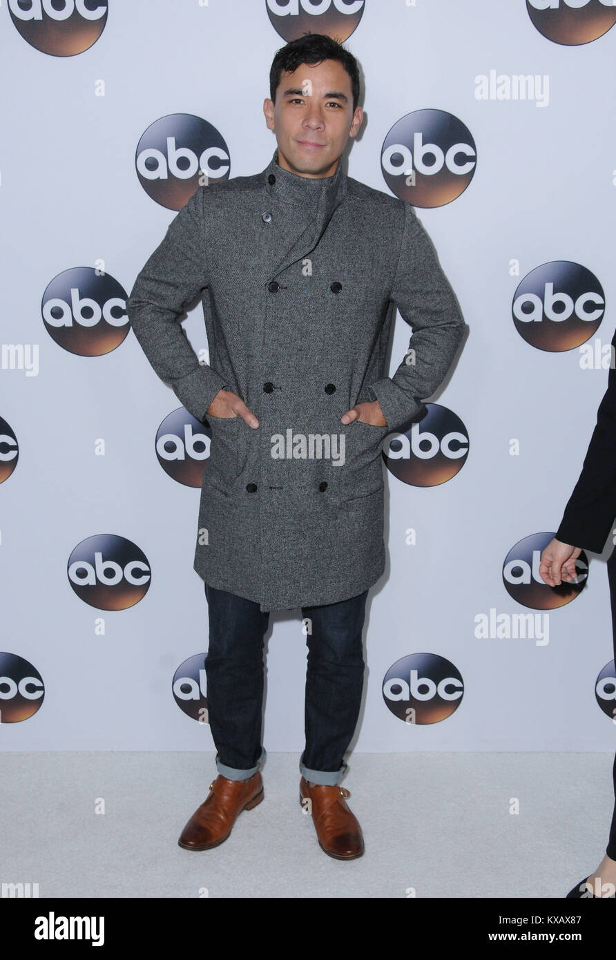 Pasadena, California, USA. January 8, 2018Conrad Ricamora. 2018 Disney ...