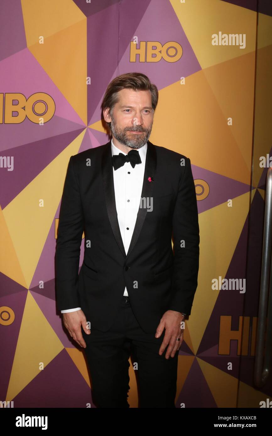 Los Angeles, CA, USA. 7th Jan, 2018. Nikolaj Coster-Waldau at arrivals ...