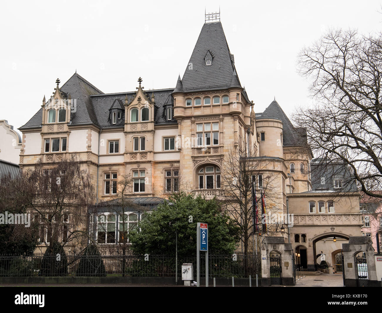 Frankfurt am Main, Germany. 05th Jan, 2018. The Villa Kennedy seen in ...