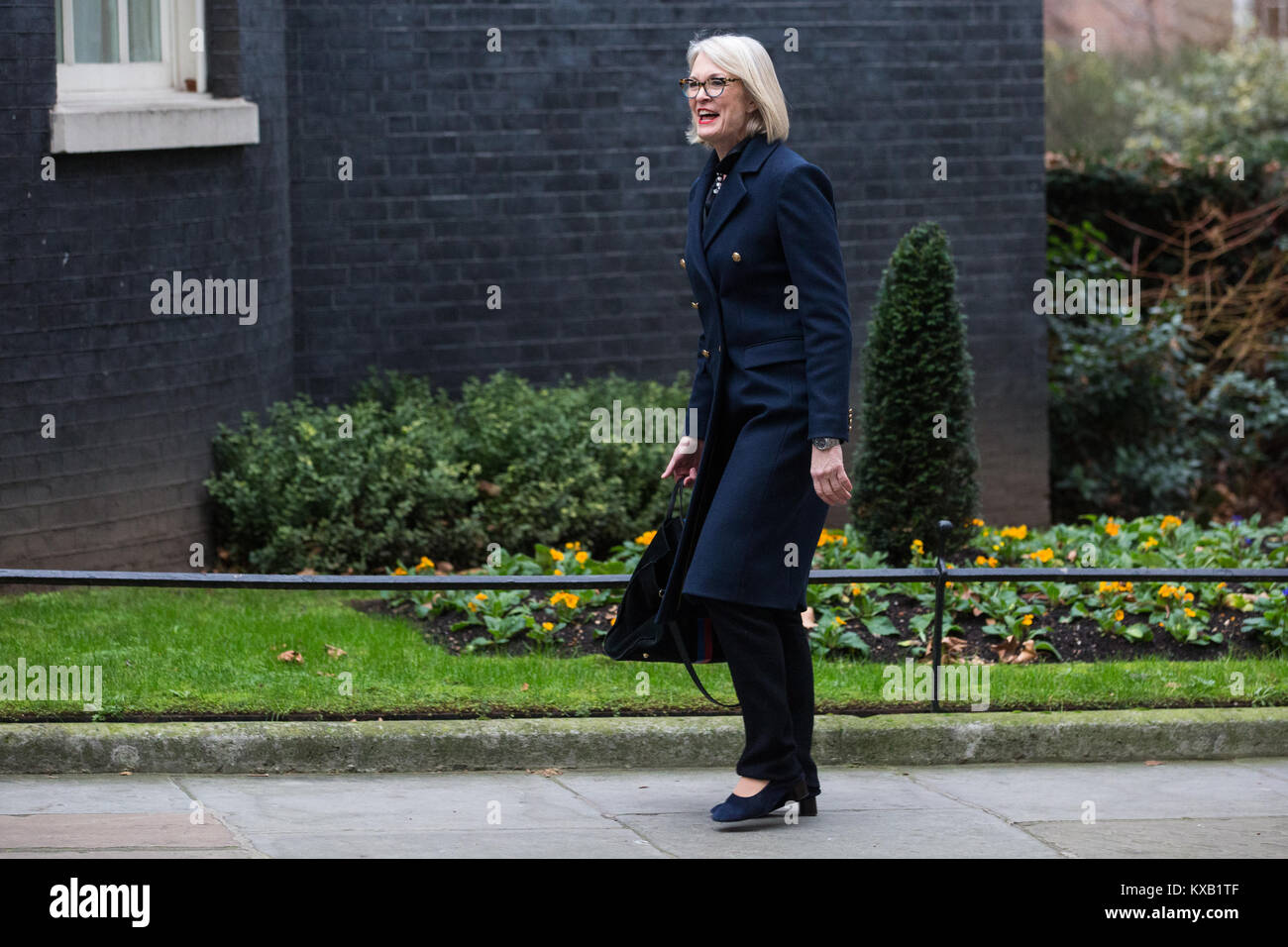 London, UK. 9th January, 2018. Margot James MP arrives at 10 Downing ...