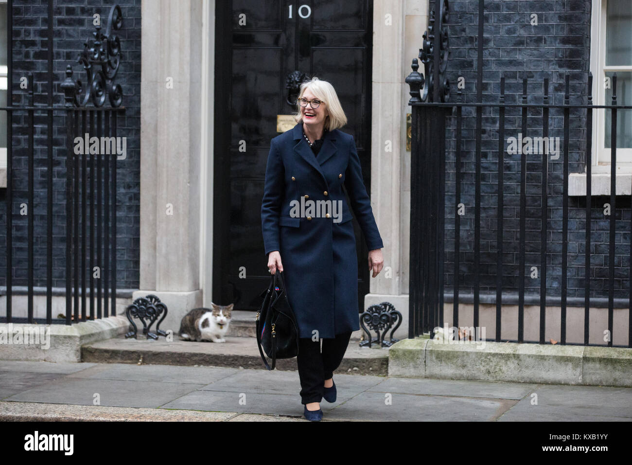 London, UK. 9th January, 2018. Margot James MP leaves 10 Downing Street ...