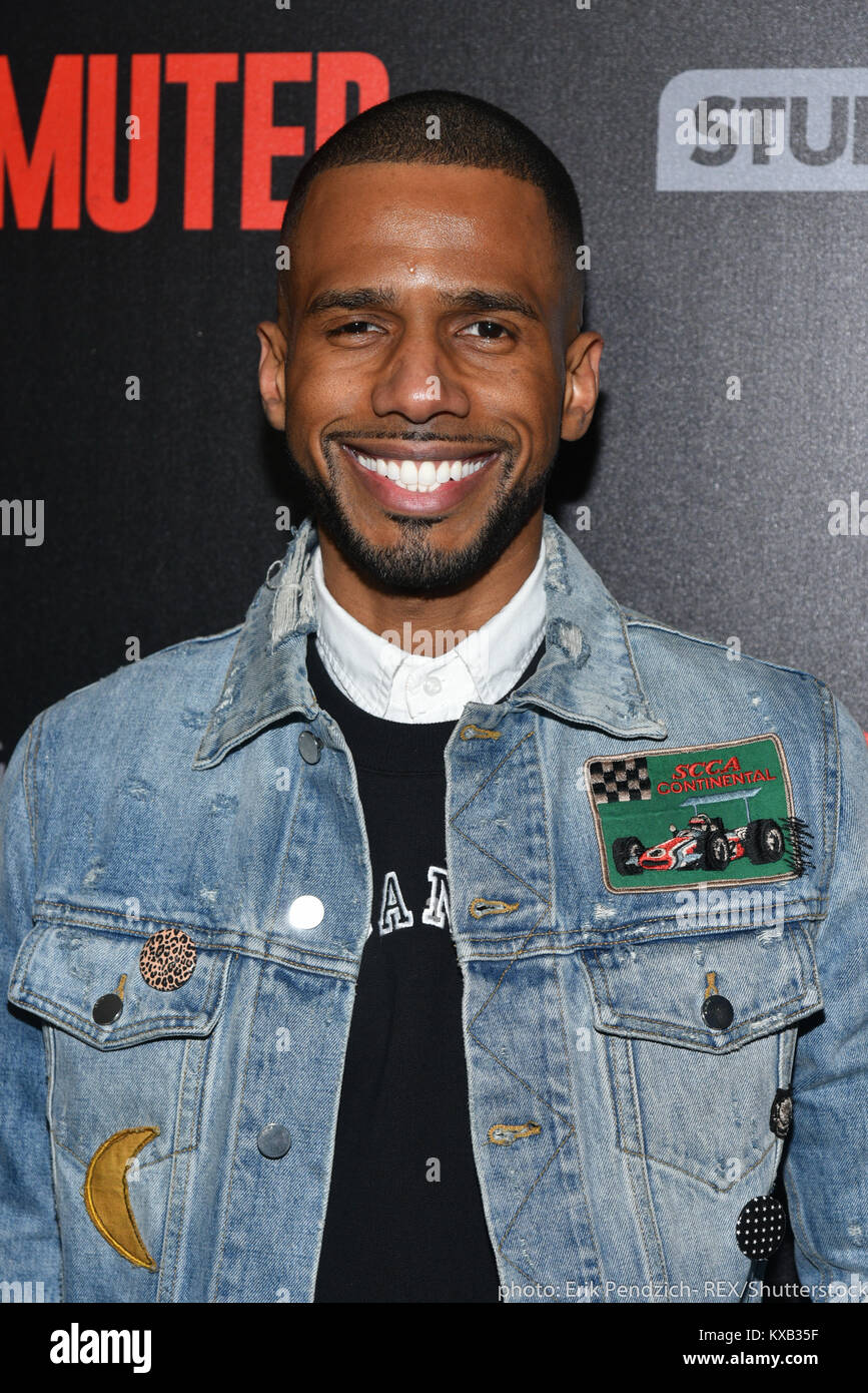 New York, USA. 8th Jan, 2018. Eric West attends the 'The Commuter' New ...
