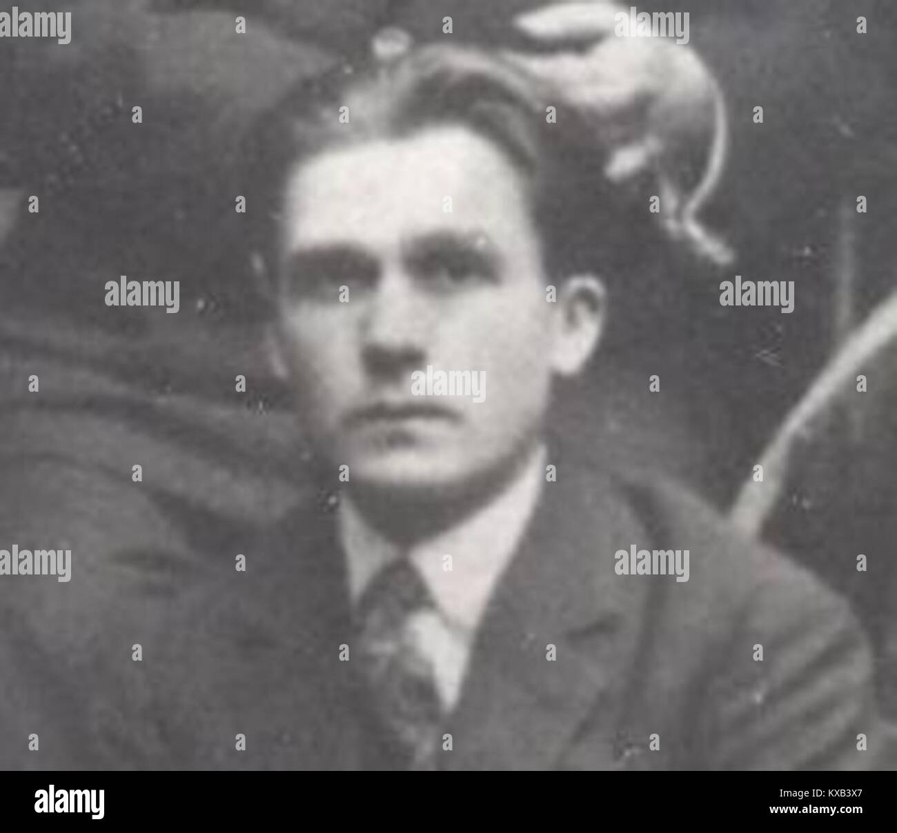 A cropped image of Yordan Stubel's painting 'Zlatorog,' depicting a ...