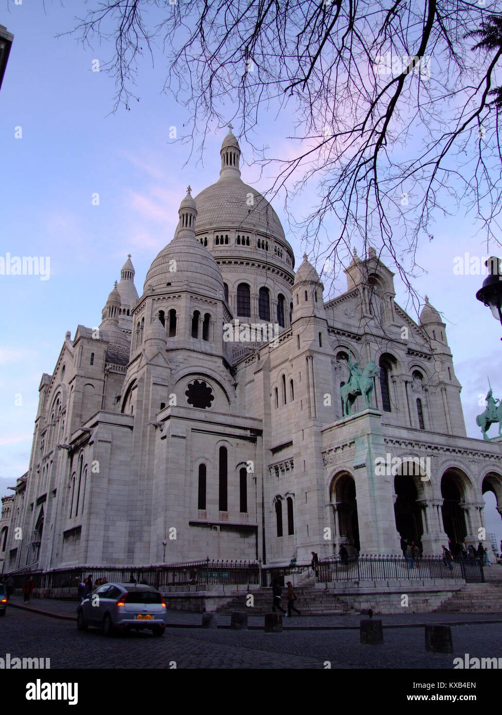 The Basilique du Sacré-Cœur, located in Paris, is a famous basilica ...