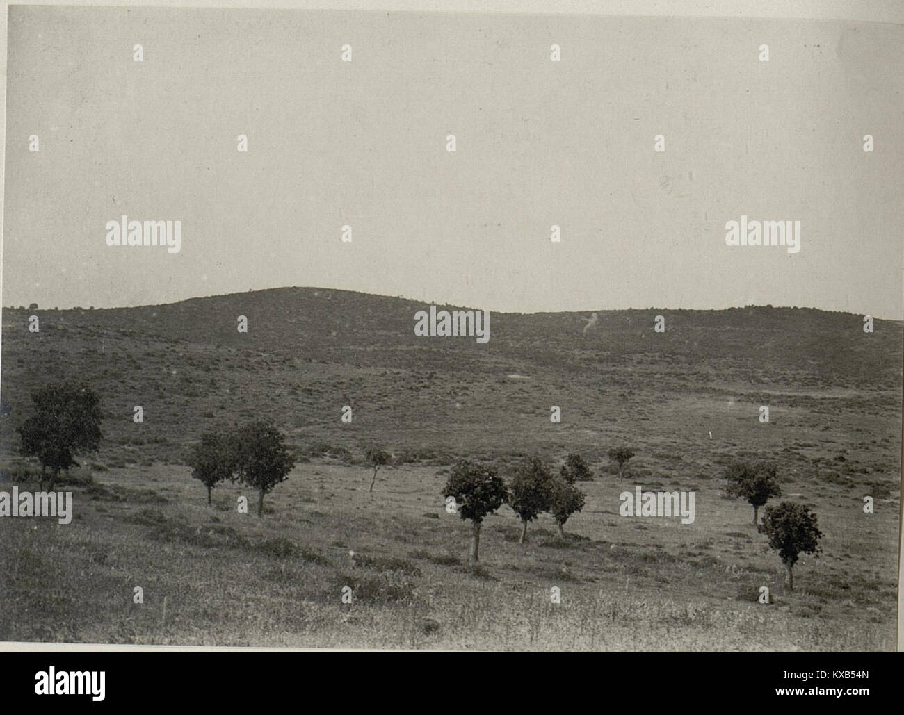 This image depicts a grenade explosion by a dud shell ('blindgänger ...