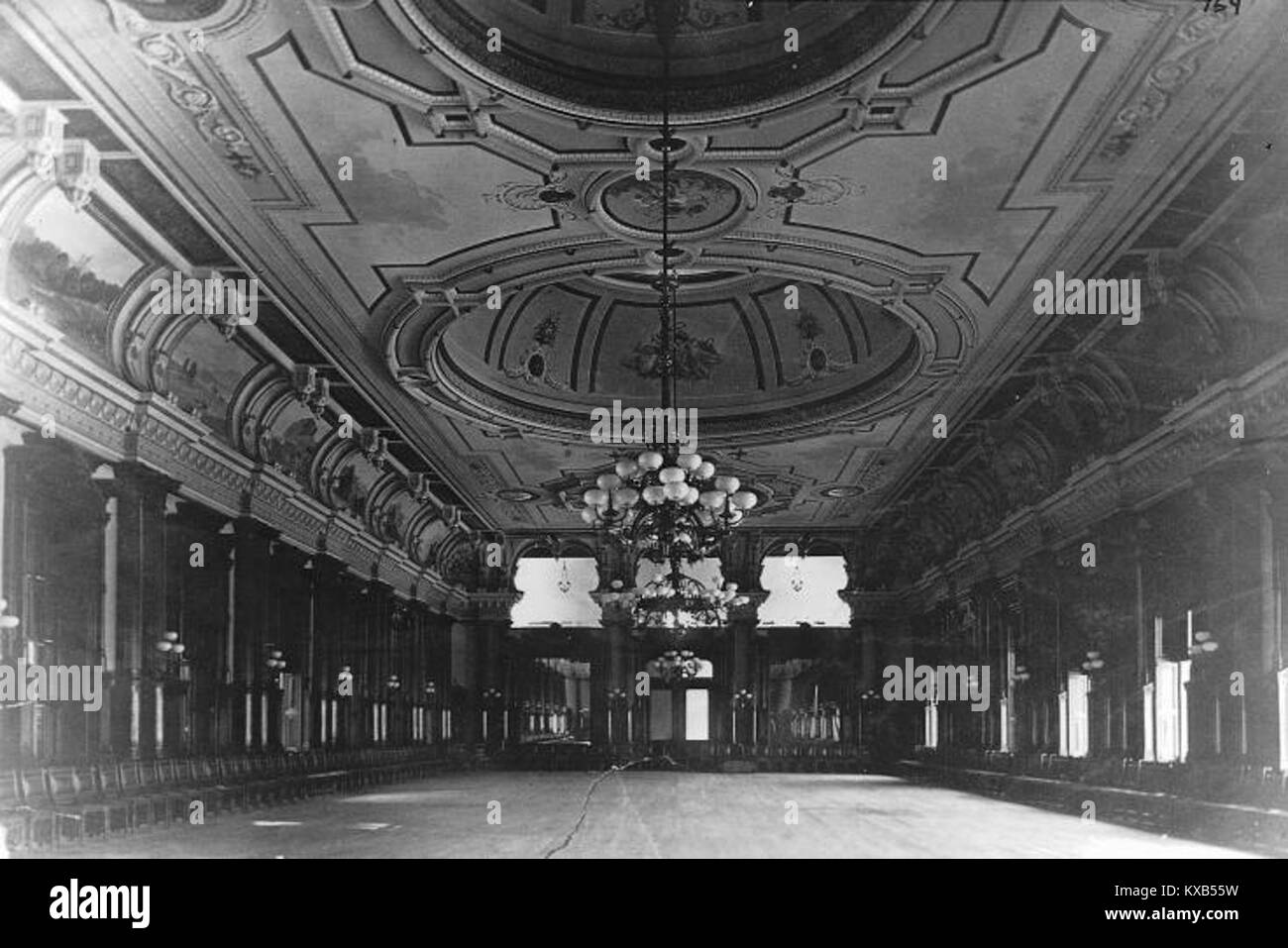The Grand Ballroom of the Windsor Hotel in Montreal, Quebec, circa 1878 ...