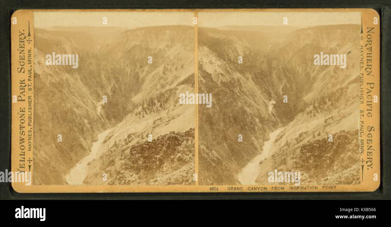 This 1911 photograph by Frank Jay Haynes captures a wide view of the ...