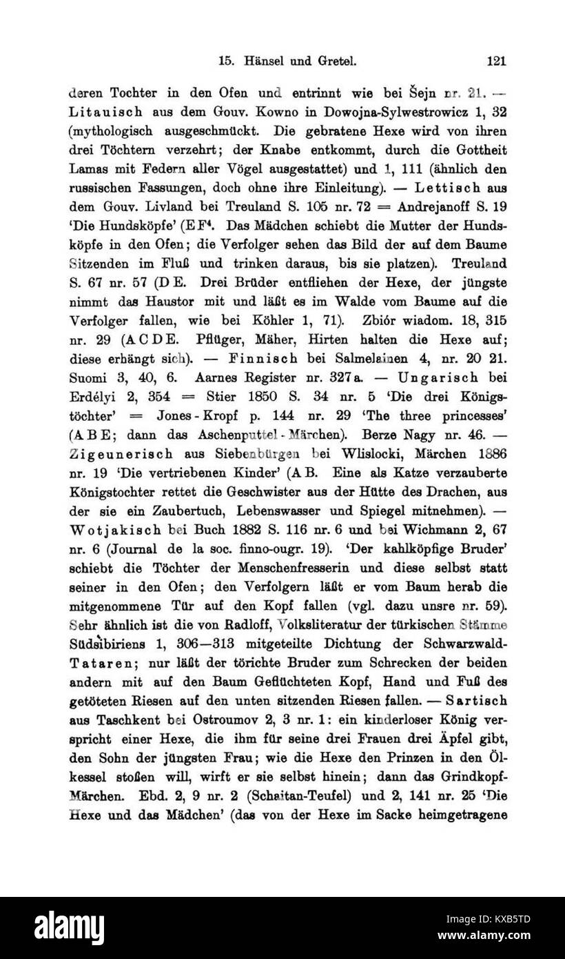 This scholarly work, 'Grimm's Fairy Tales Notes', by Bolte and Polivka ...