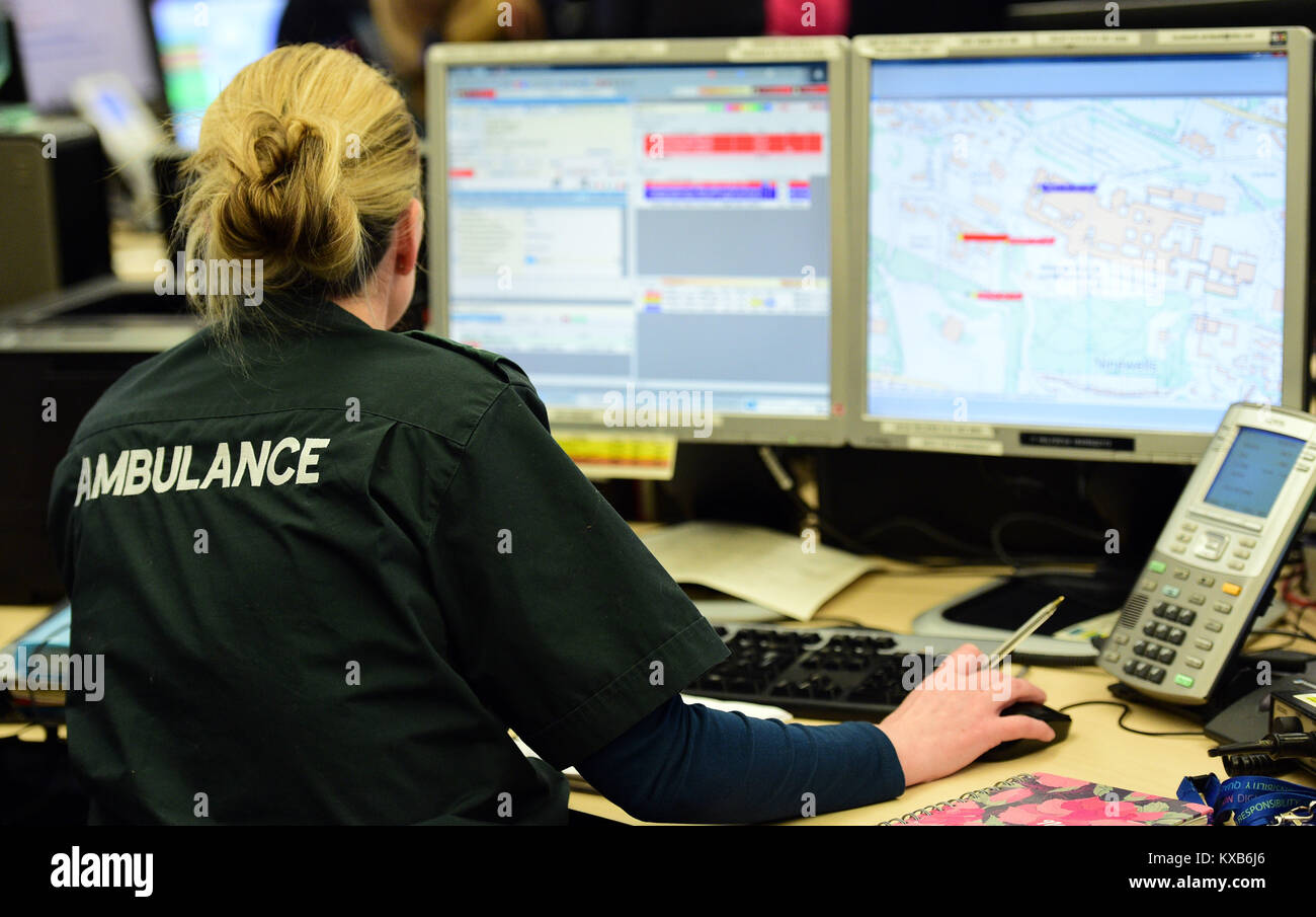 Ambulance call handler hi-res stock photography and images - Alamy
