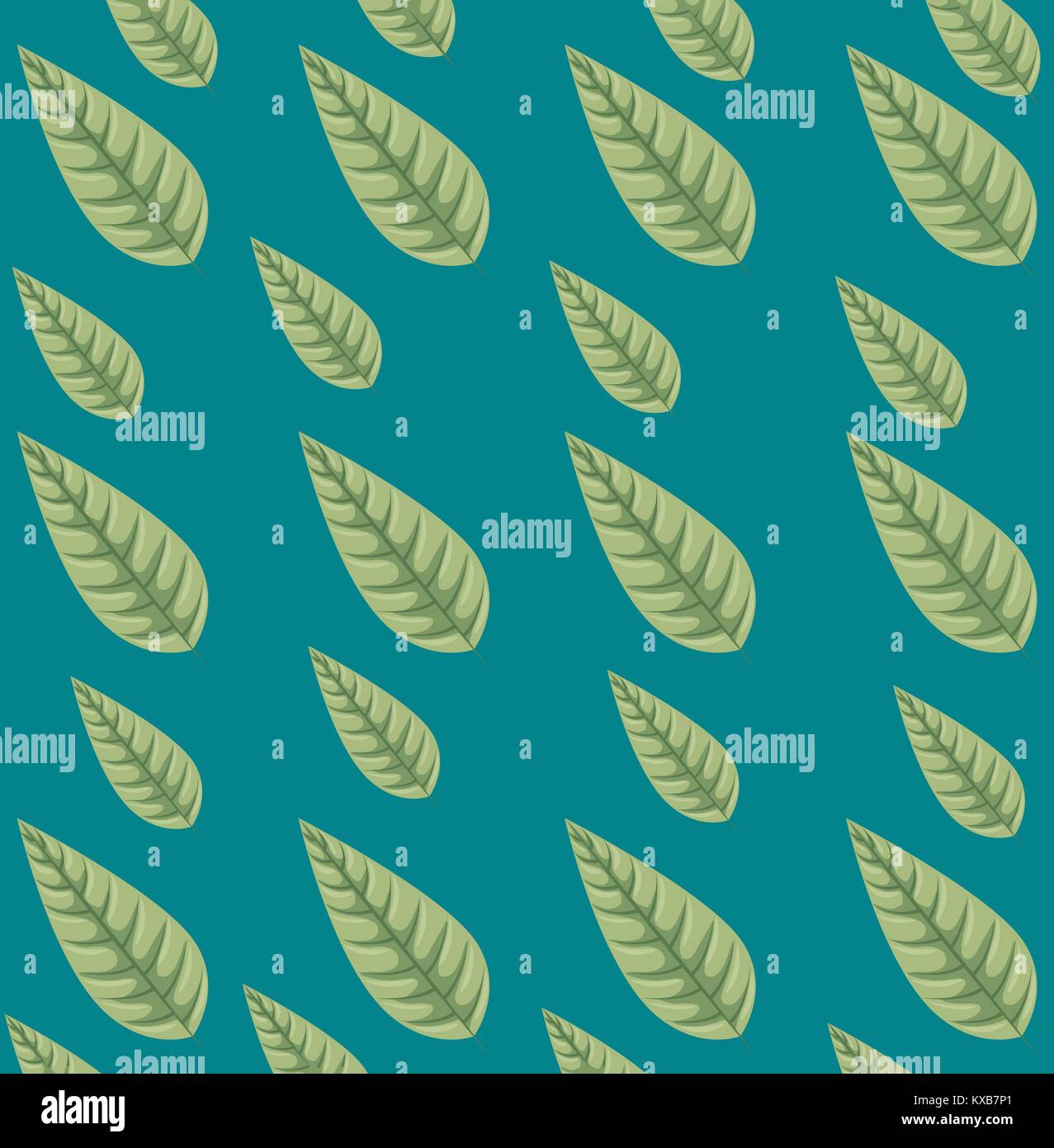 seamless leaves pattern background Stock Vector Image & Art - Alamy
