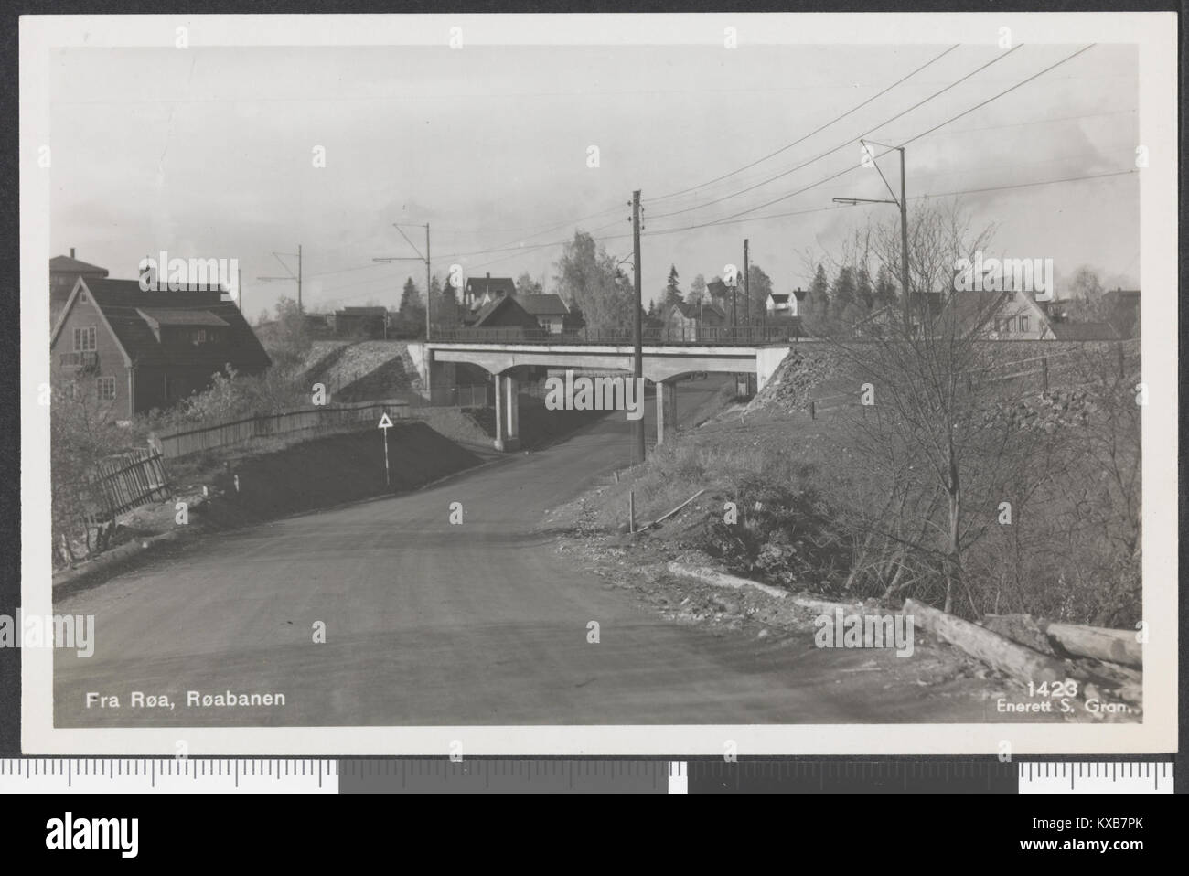 A photograph from 1423 depicting the area of Rå, showing historical ...