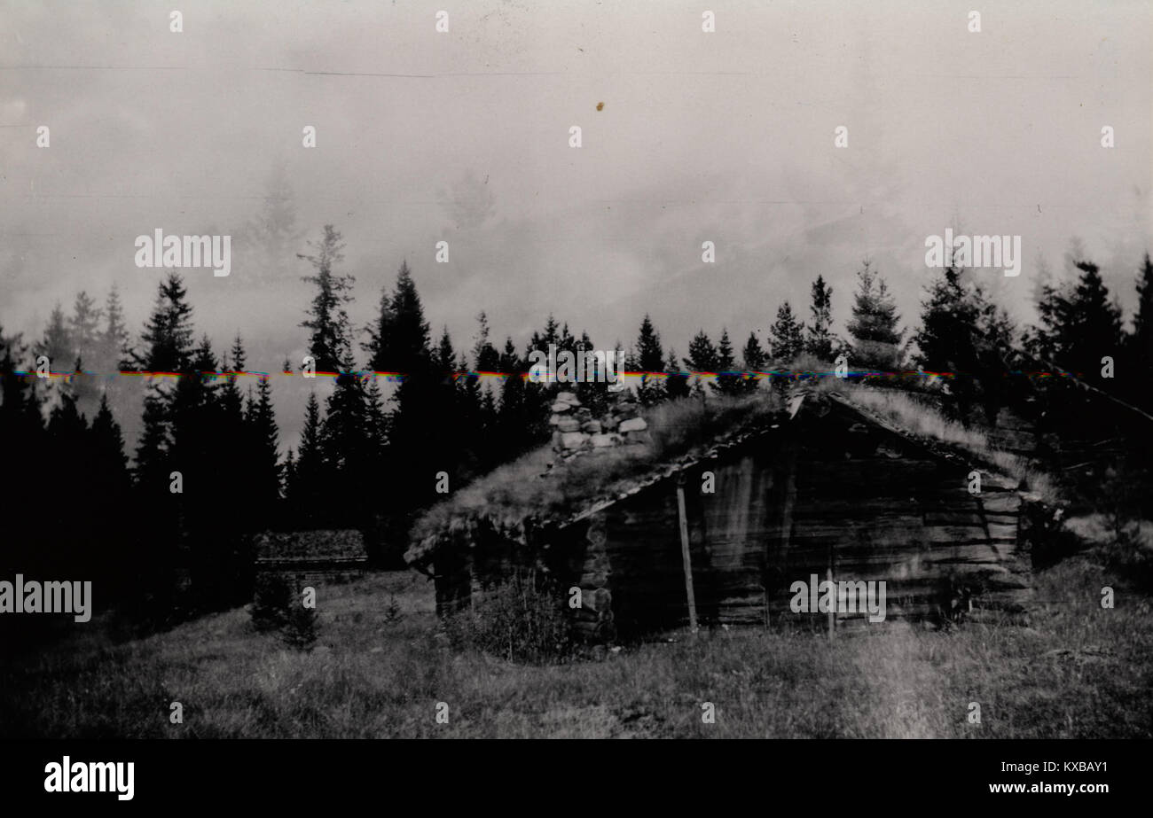 A historical site in Hedmark, Norway, called Høgbakseter, preserved by ...