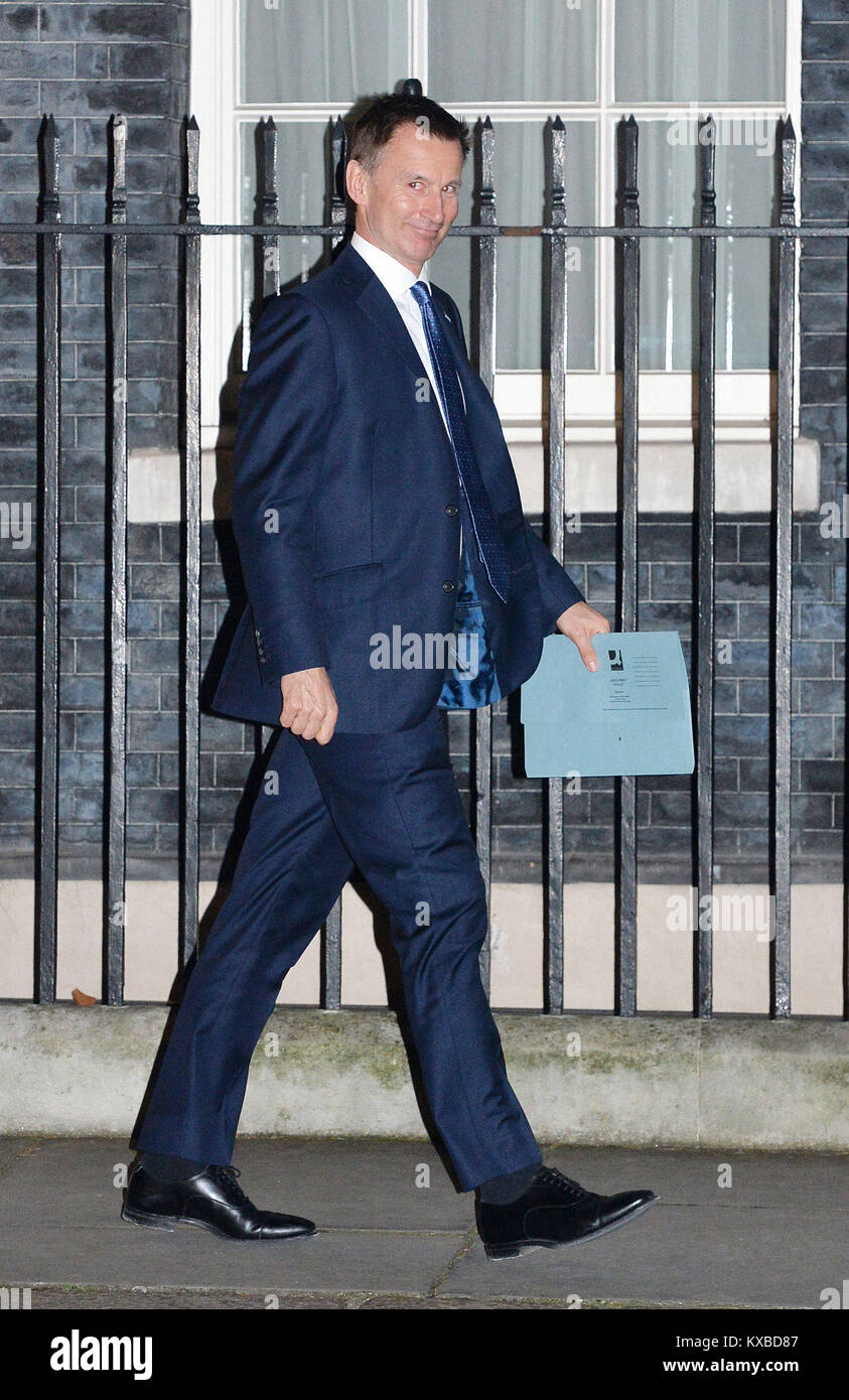 John stillwell health secretary jeremy hunt leaving 10 downing street ...