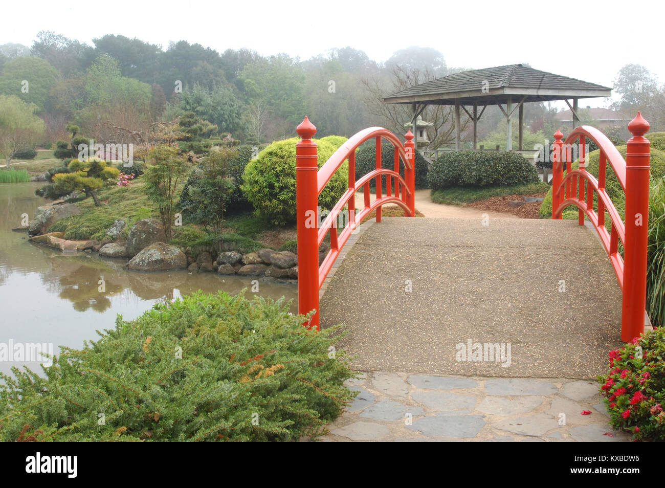 Nikki bridges in Japanese Garden, Toowoomba, Queensland, Australia ...