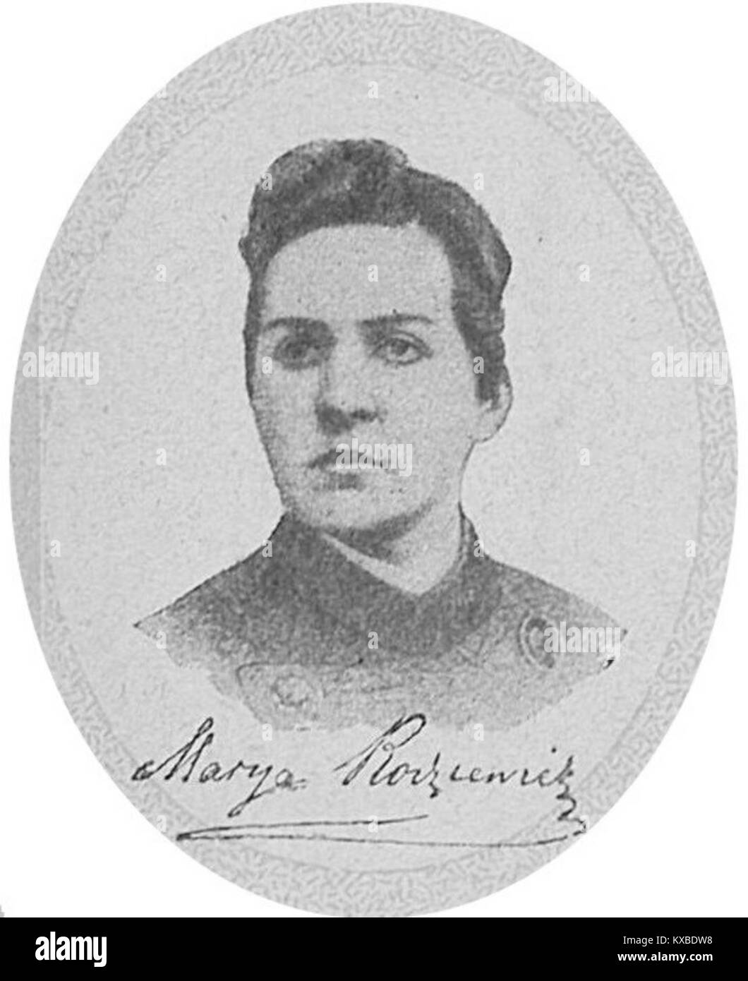 Maria Rodziewiczówna (ilustracja ze Strasznego Dziadunia Stock Photo ...