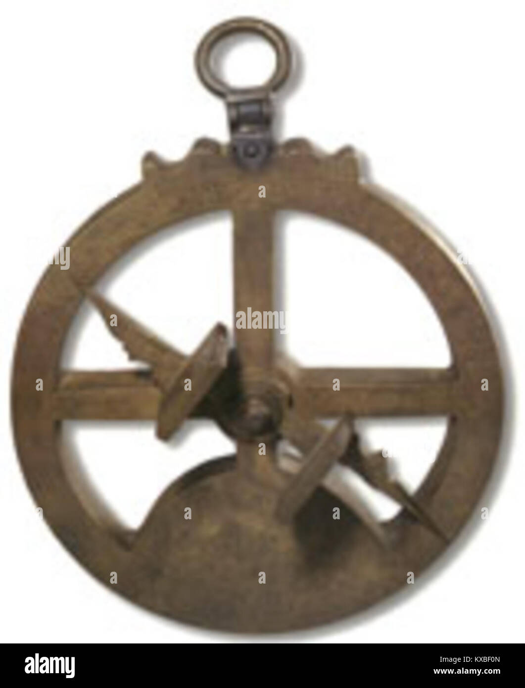This is an image of a mariner's astrolabe, an instrument used by ...