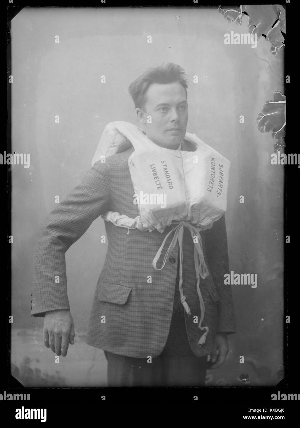 This image shows a historical maritime office in Norway, related to the ...