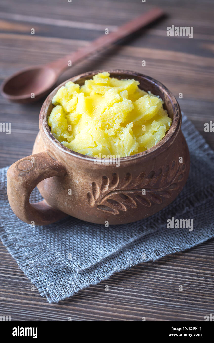 Bowl ghee spoon hi-res stock photography and images - Alamy