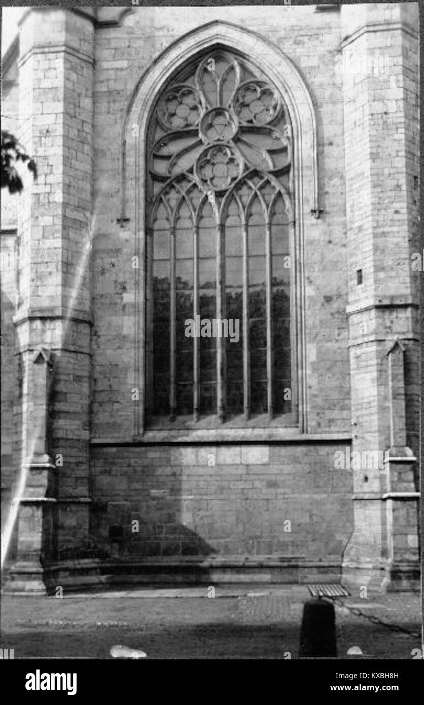 This photograph depicts Skara Cathedral, also known as Sankta Maria ...