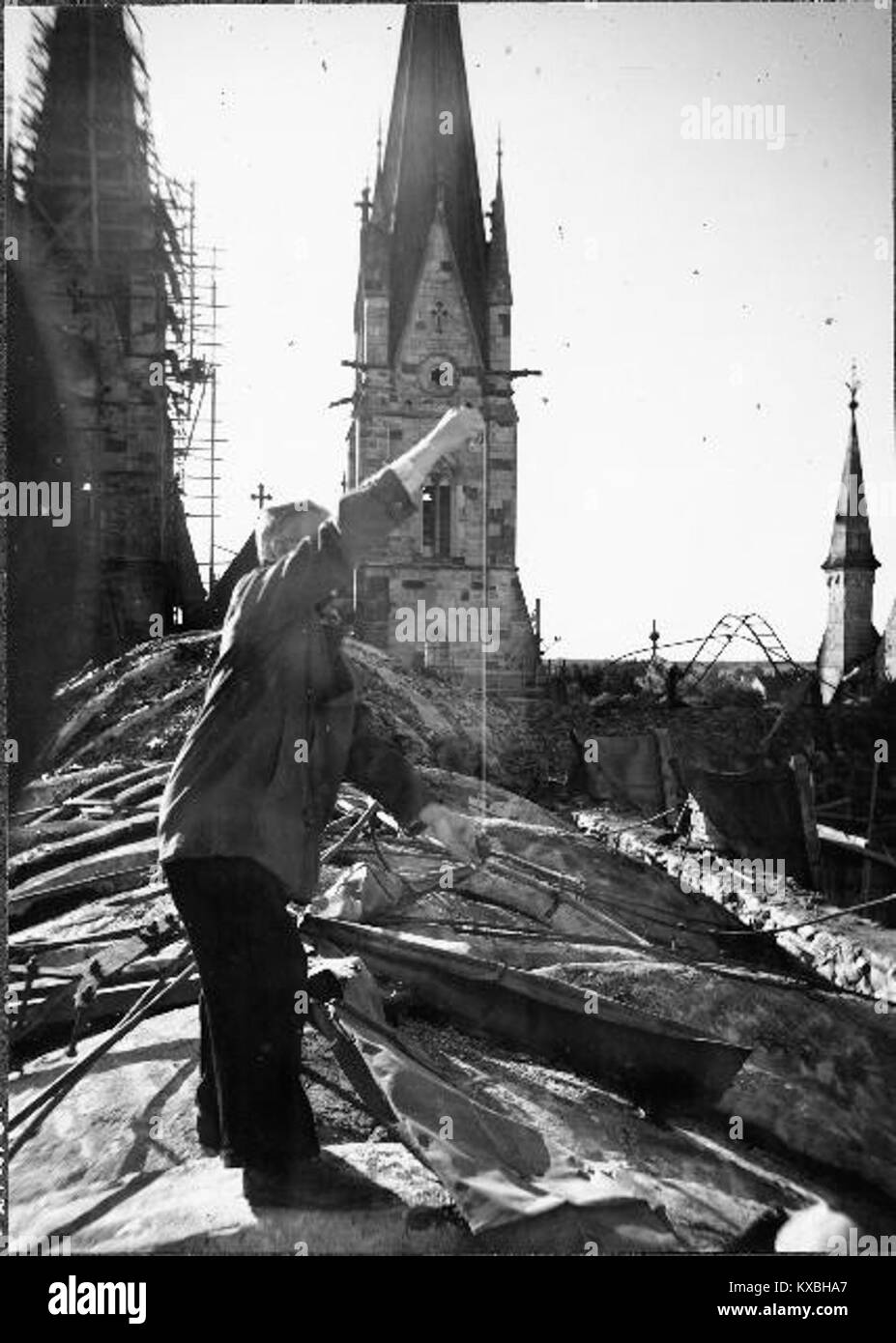 Skara domkyrka (Sankta Maria kyrka) - KMB - 16000200165382 Stock Photo ...